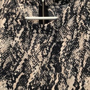Tops | Cute Top With Snake Skin Pattern Medium | Poshmark